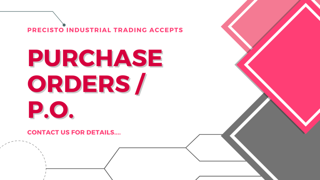 Purchase Order Banner | Precisto Industrial Trading