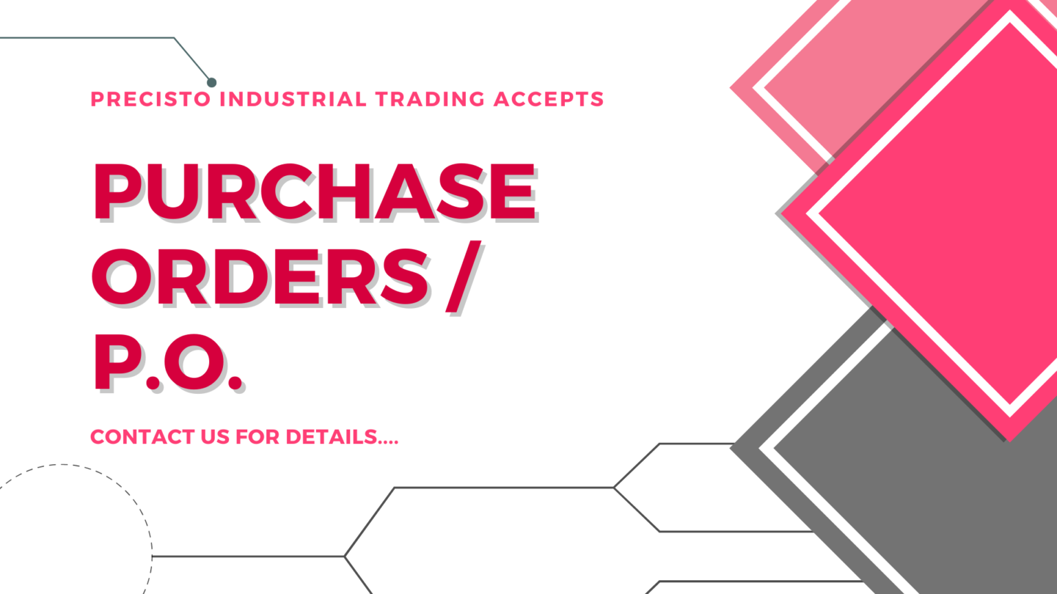Purchase Order Banner | Precisto Industrial Trading
